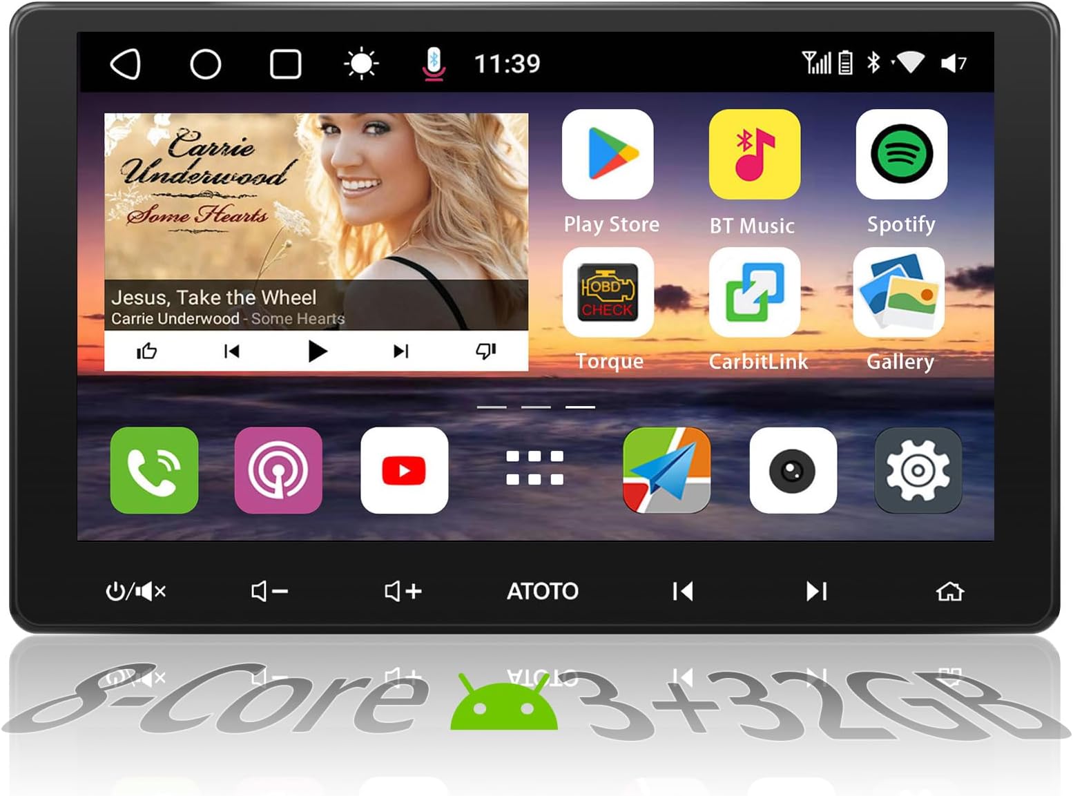ATOTO S8 Premium 10 inch Android Car in-Dash Navigation Stereo System ...