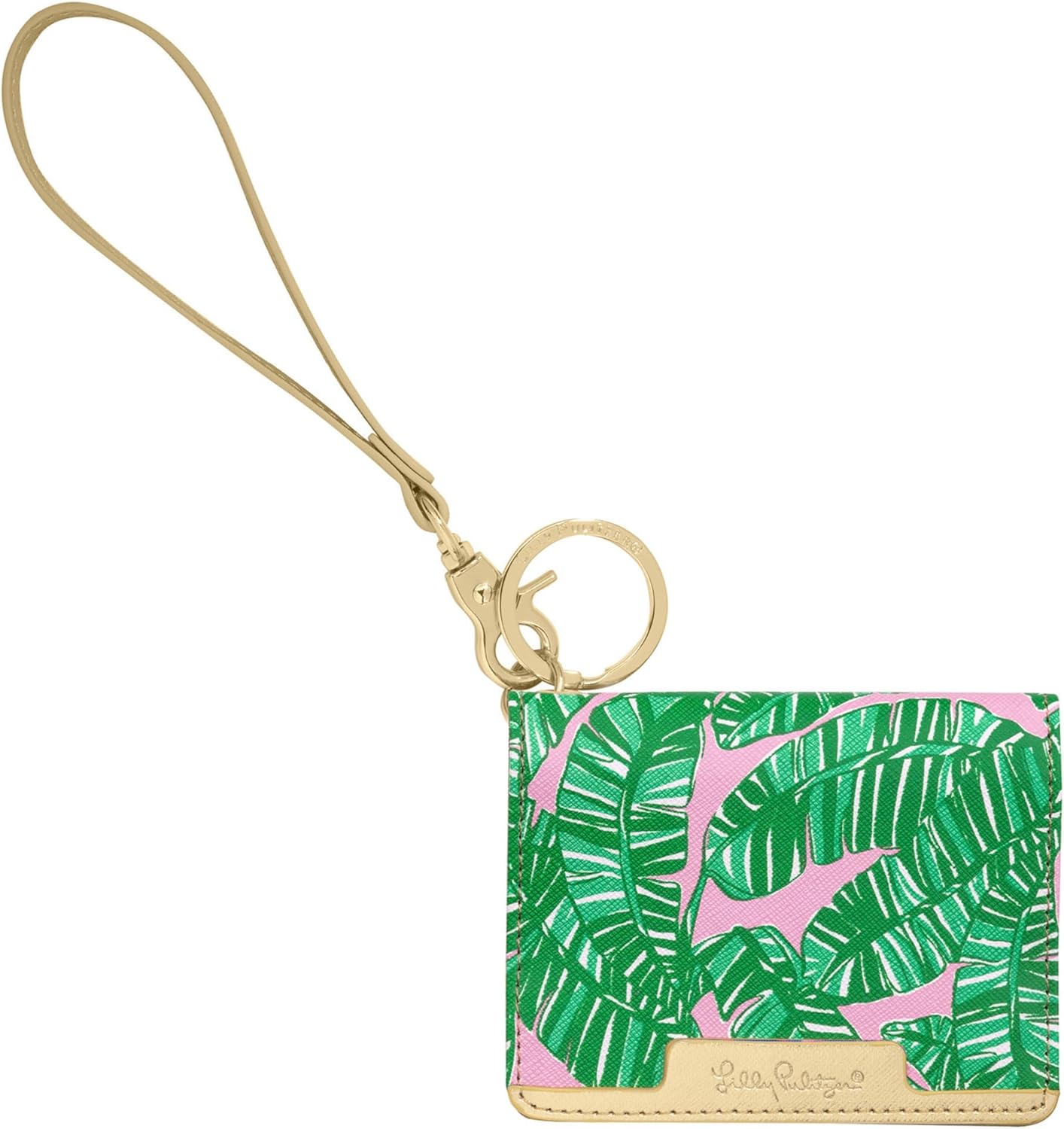 Amazon.com: Lilly Pulitzer Vegan Leather Snap ID Card Case, Cute ...