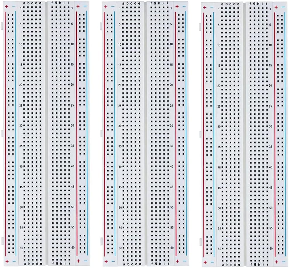 Mini Breadboard Solderless PCB Breadboard - 400 Point Prototype Board ...