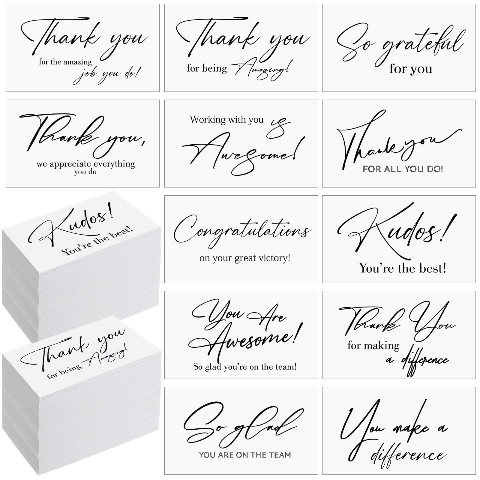 Snapklik.com : Yeaqee 240 Pcs Employee Appreciation Kudos Cards Funny ...