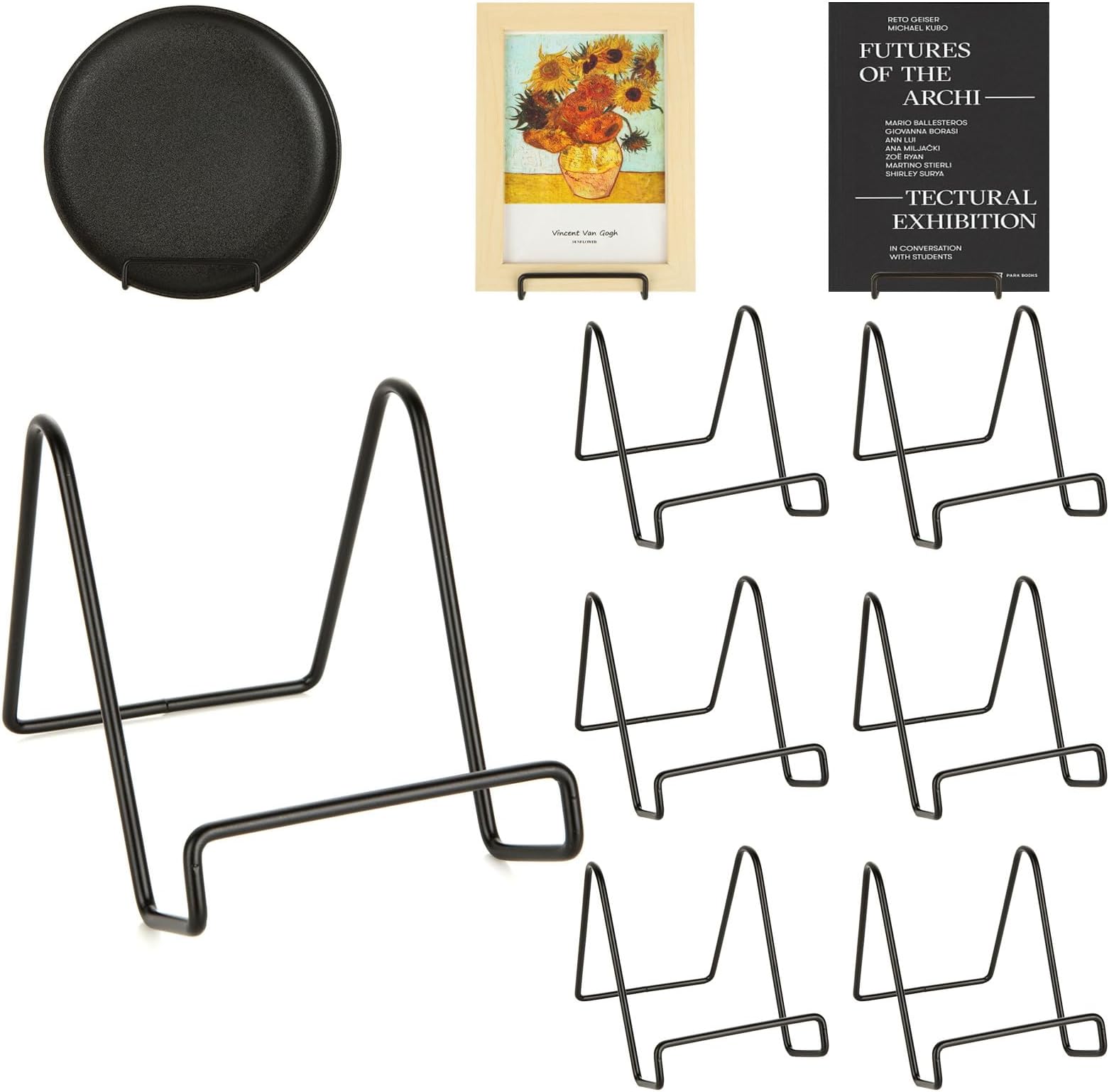 Wire Plate Stands Small Size (Pack of 10) - for plates measuring 13 ...