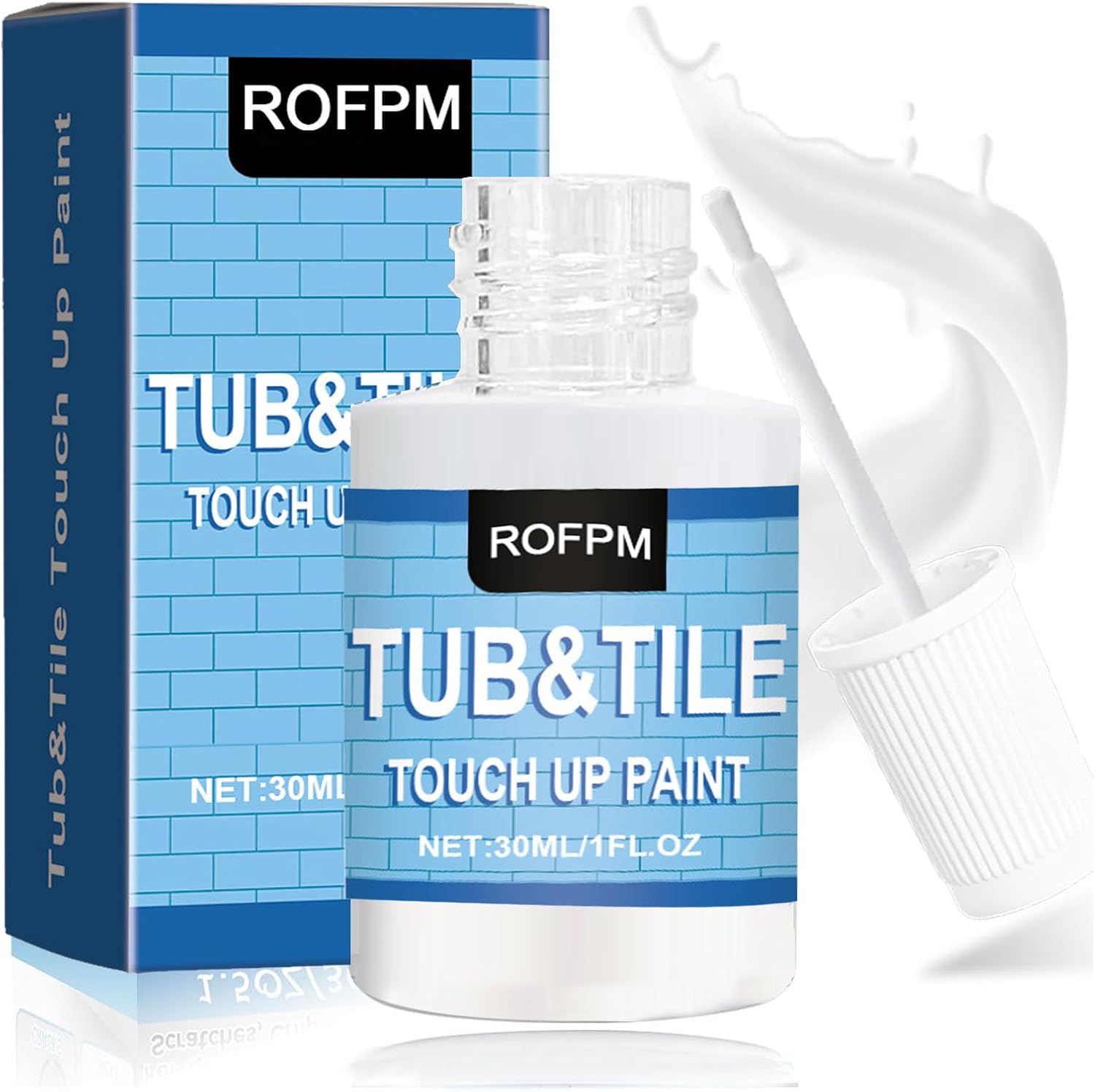 Amazon.com: Tub and Tile Paint White Repair Kit for Enamel, Sinks ...