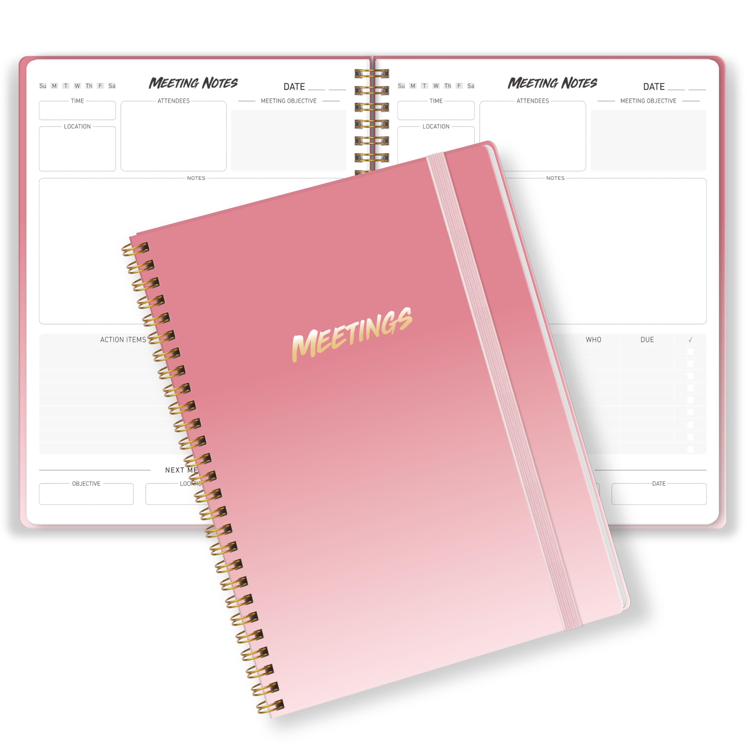 Amazon.com : DOURA Meeting Notebook for Work Organization - Meeting ...