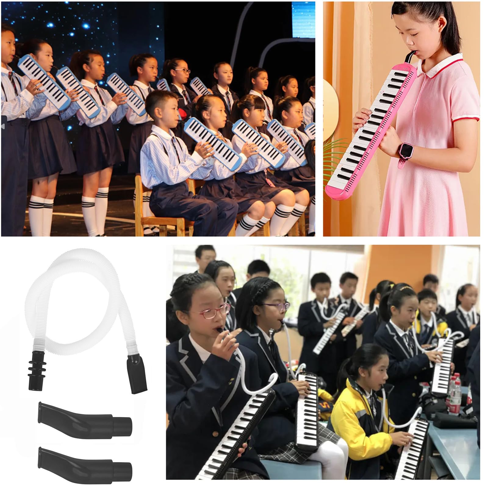 Snapklik.com : Melodica Mouthpieces Tube 2 Sets, 32/37 Key 59.5cm / 23 ...