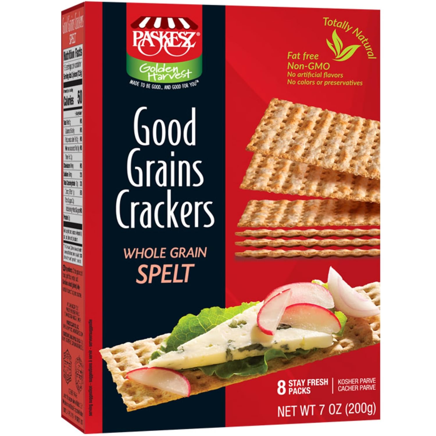 Amazon.com: Snacktery Original Spelt Flatbread Crackers - All Natural ...