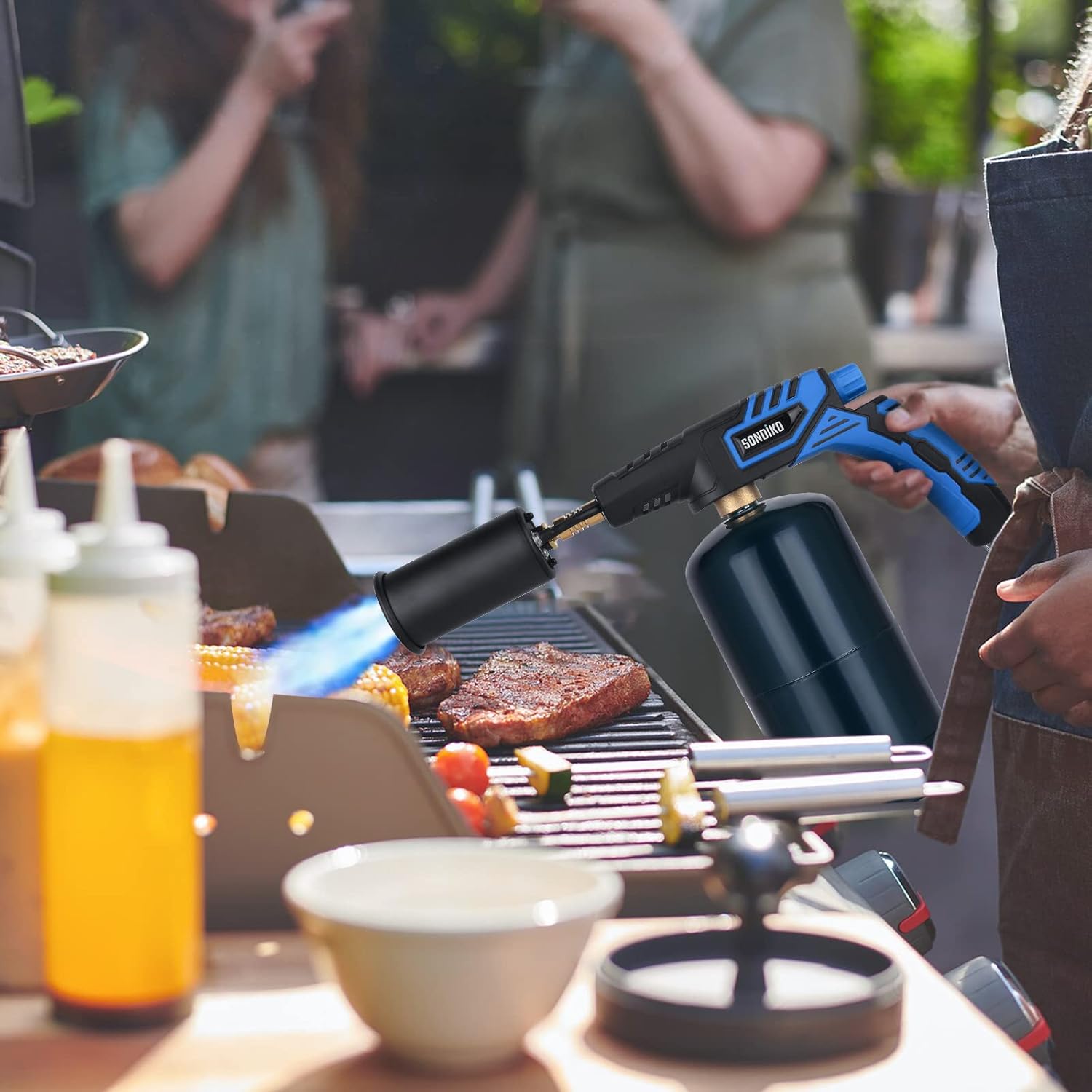 Powerful Cooking Propane Torch Cooing Torch – Kitchen Torch Fire Gun ...