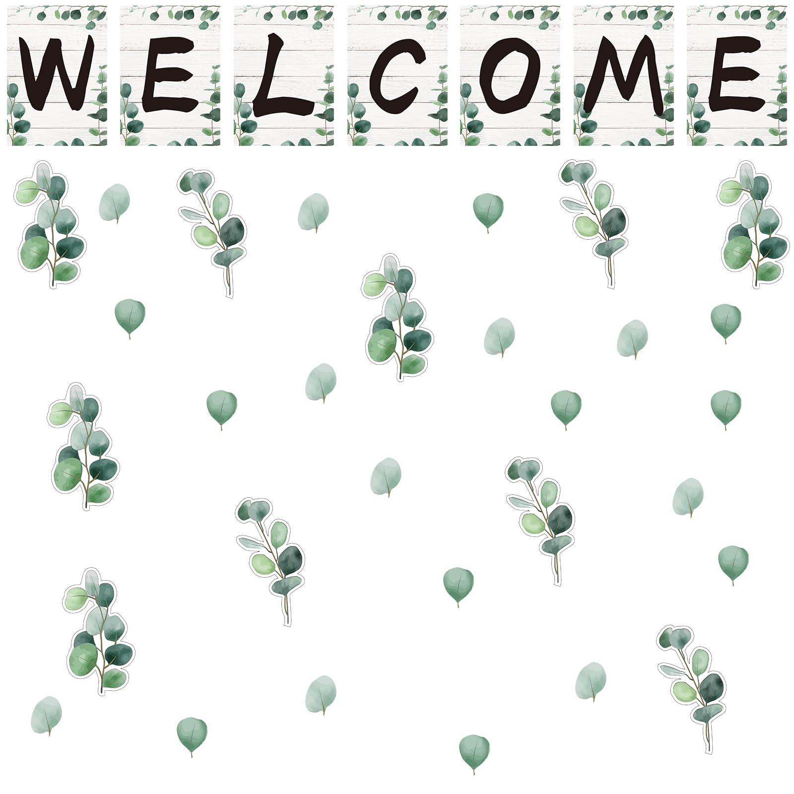 Liengoron 37PCS Bulletin Board Set Welcome Bulletin Board Cutouts ...