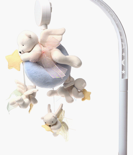 Amazon.com : Angel Mobile, Plays "Brahms Lullaby" : Nursery Mobiles : Baby