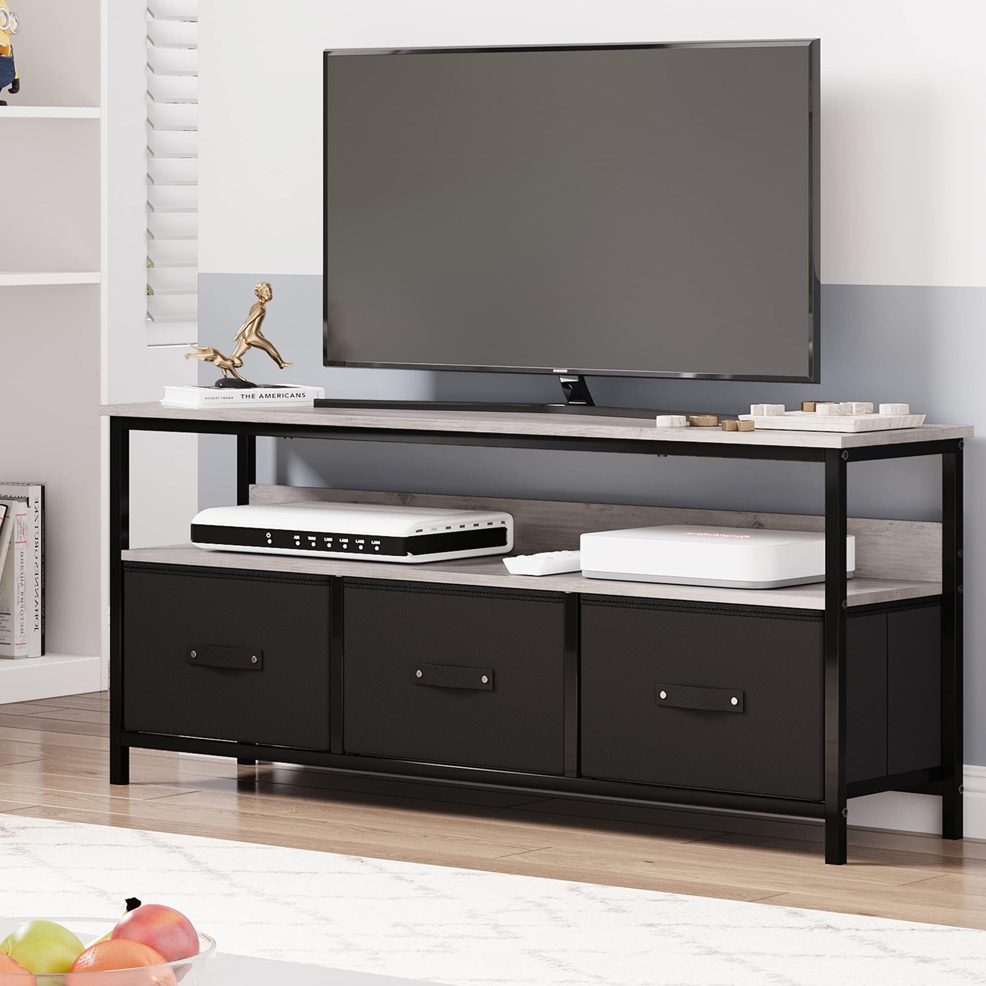 Amazon.com: IDEALHOUSE Dresser TV Stand 55 Inch Entertainment Center ...