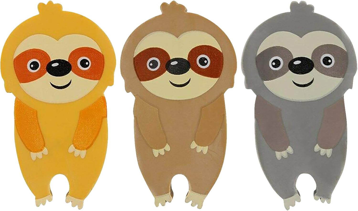 Take It Easy Hug Sloth Erasers- Set of 3 : Amazon.ca: Toys & Games
