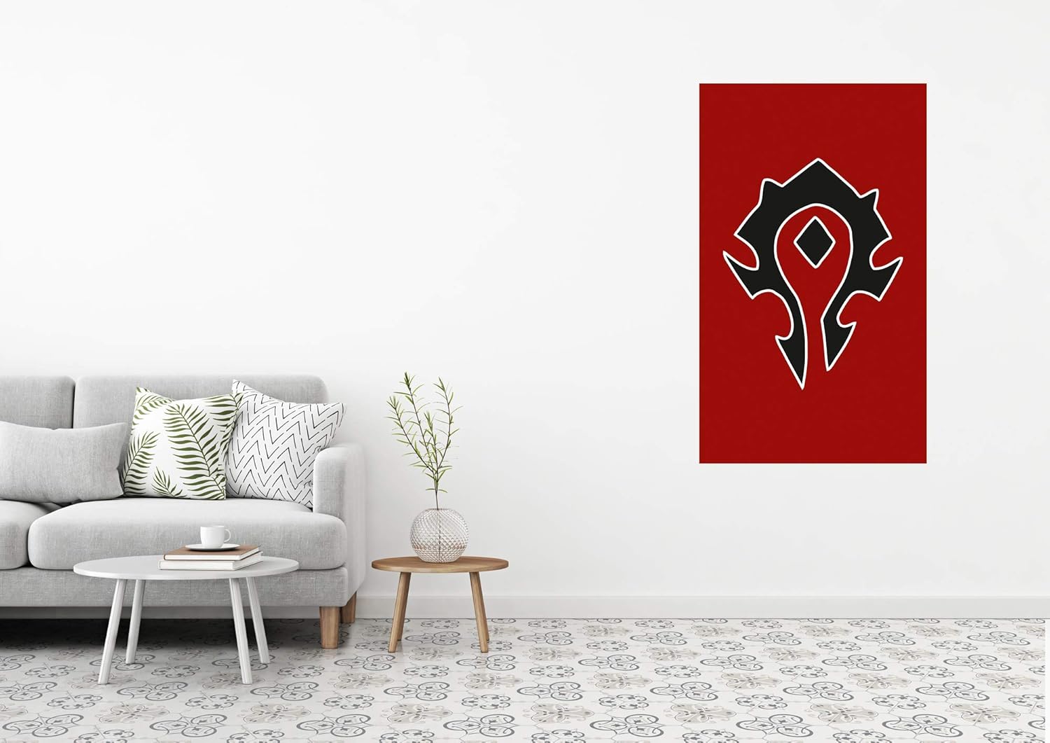 Amazon.com : Warcraft Flag | Horde Portrait | 3 x 5 Ft / 90 x 150 cm ...