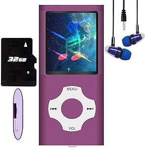 Amazon.com: MP3 Player / MP4 Player, Hotechs MP3 Music Player with 32GB ...
