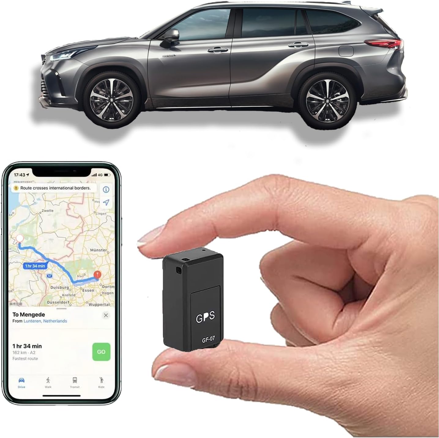 Amazon.com: GPS Tracker for Vehicles,No Subscription,Free App for Cars ...