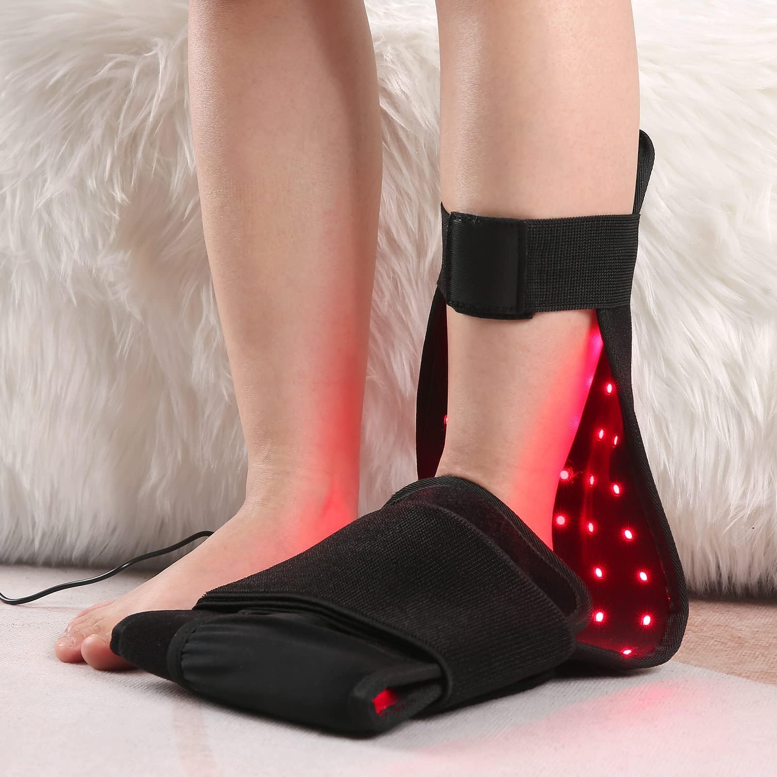 Amazon.com: Red Light Therapy Device for Foot Feet Pain Relief Slipper ...