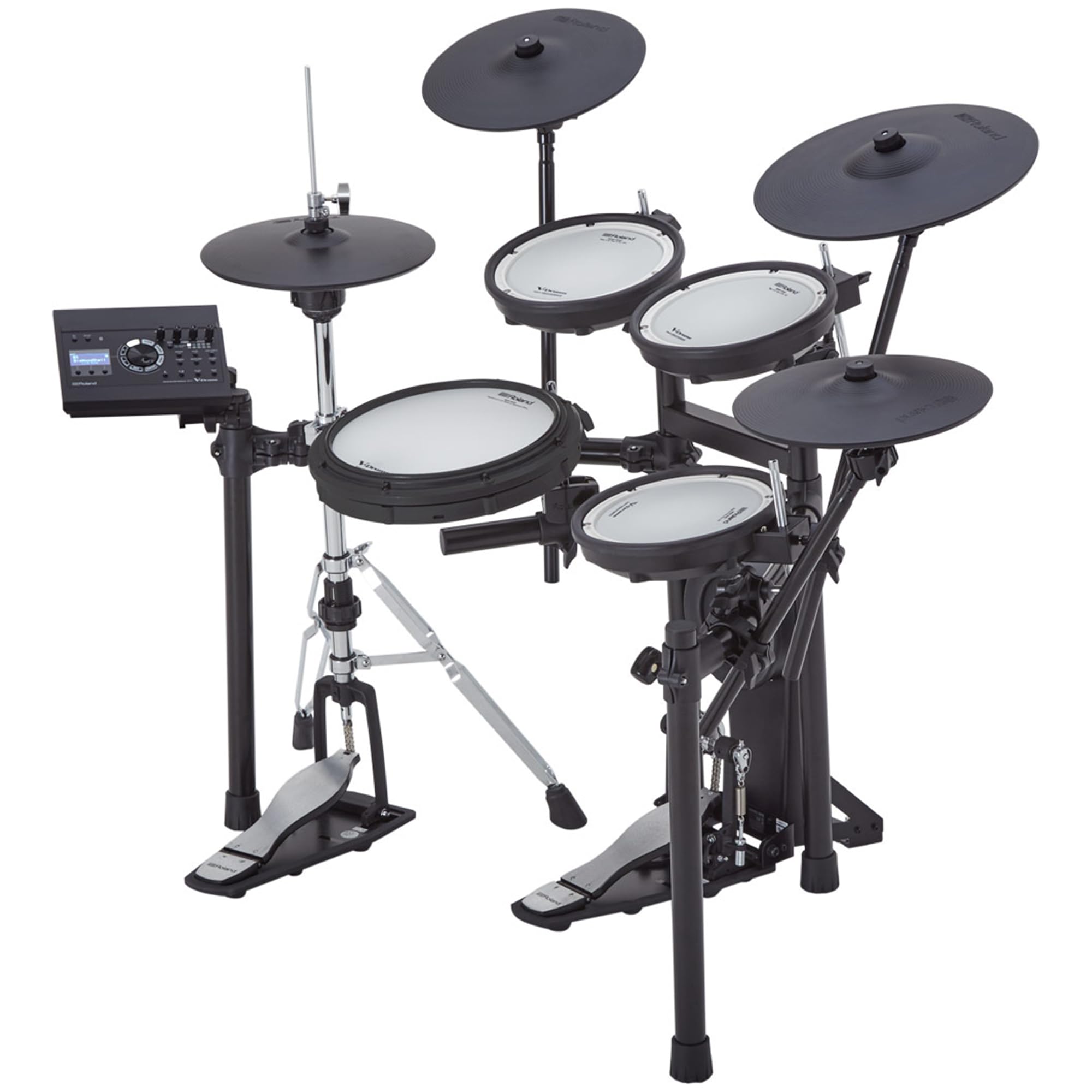 Amazon.com: Roland V Quiet 5-Piece Electronic Crashes, Ride & Hi-Hat ...