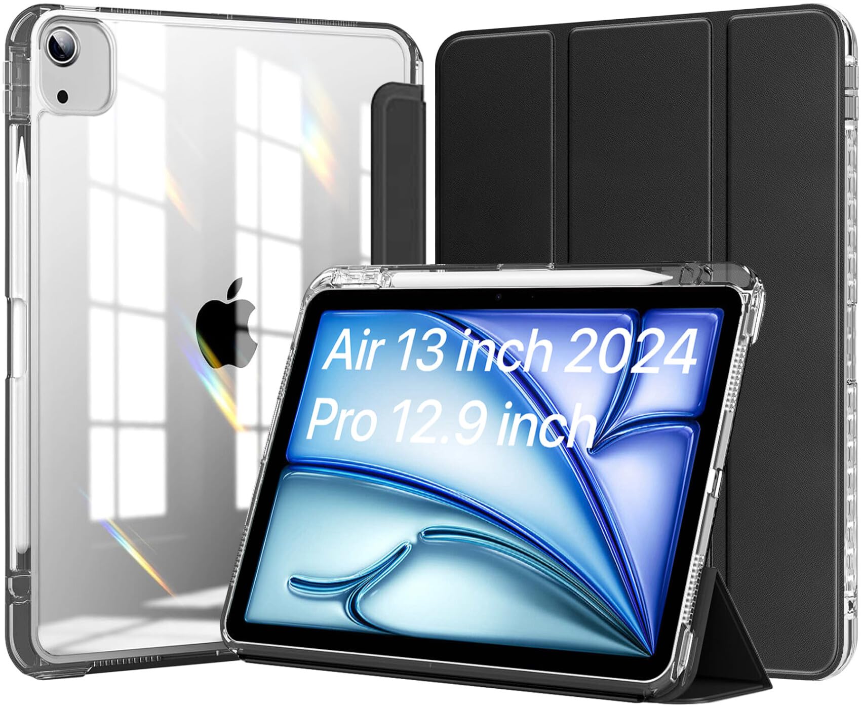 Robustrion Cover for iPad Air 13 inch M2 Cover Case/for iPad Pro 12.9 ...