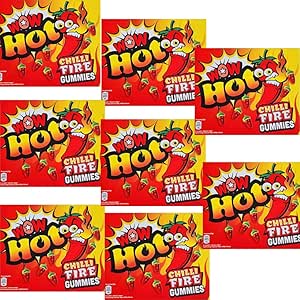 Woww Hot Chilli Fire Gummies Theatre Box 150g - Chilli Flavour Gummy ...