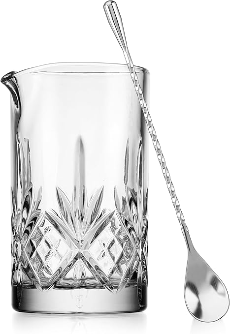 Amazon.com: Godinger Glass Pitcher with Strainer, Cocktail Pitcher ...