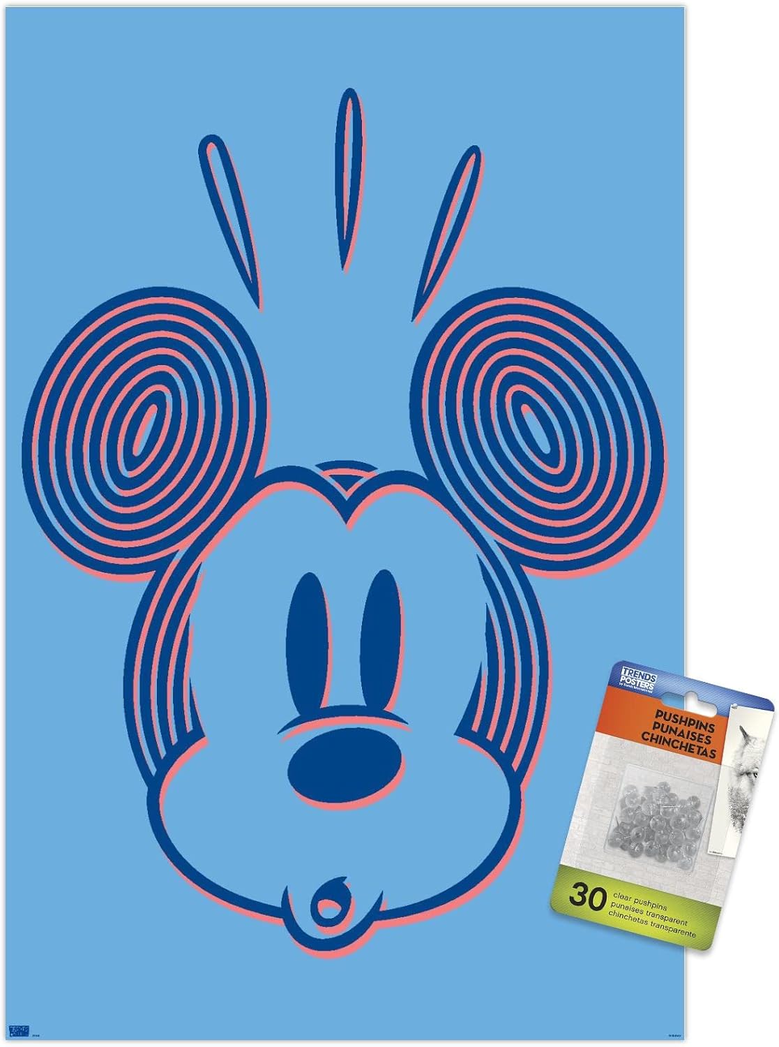 Amazon.com: Trends International Disney Mickey Mouse - Lines Wall ...