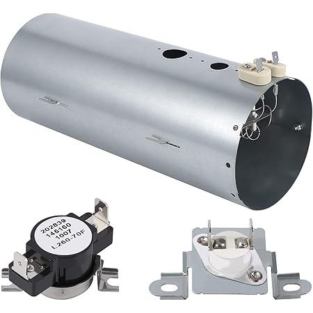 Amazon.com: 137114000 Dryer Heating Element, 3204267 Thermostat and ...