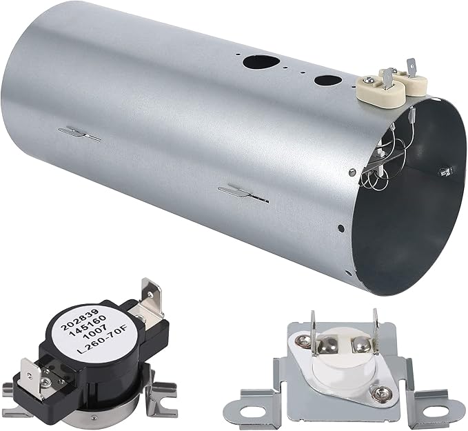 Amazon.com: 137114000 Dryer Heating Element, 3204267 Thermostat and ...