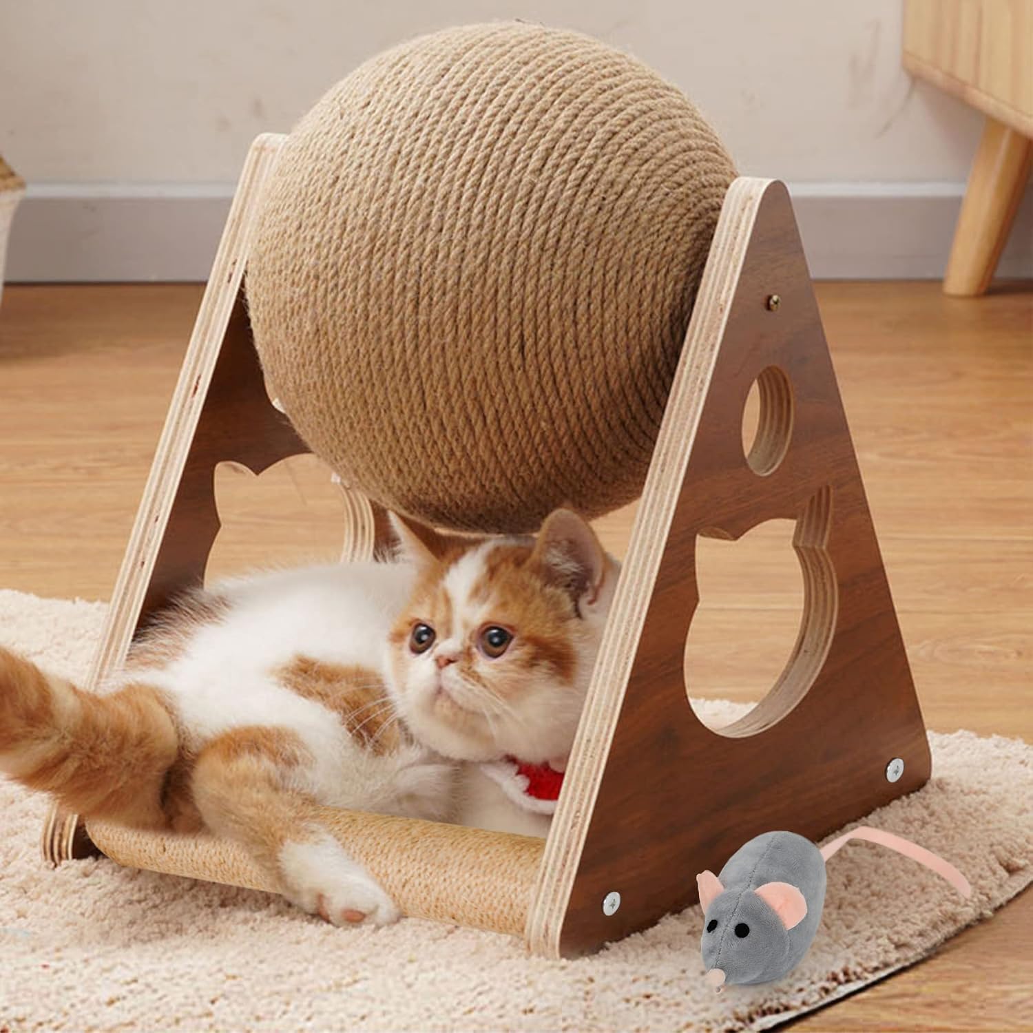 Amazon.com : KOOPRO Cat Scratching Post Scratcher Toy for Indoor Cats ...