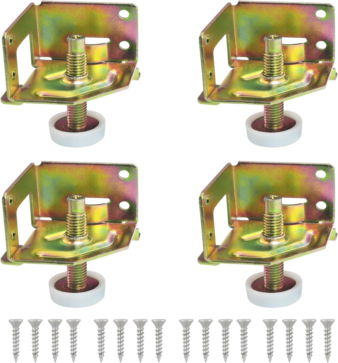 Amazon.com: ZZLZX 4PCS M8 Metal Heavy Duty Wardrobe Adjustable Feet ...