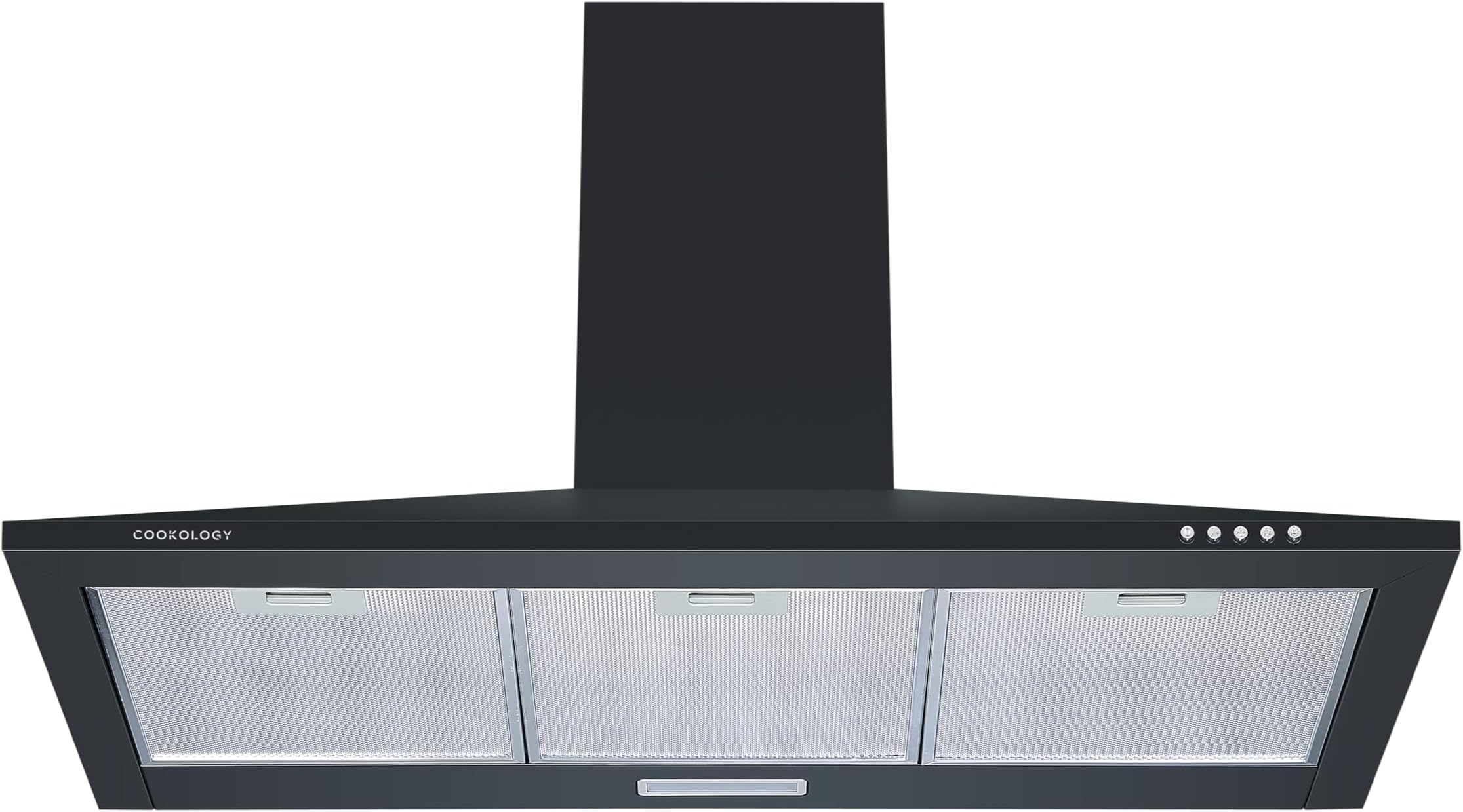 Cookology CH900BK/A 90cm Chimney Cooker Hood Extractor Fan, Energy ...