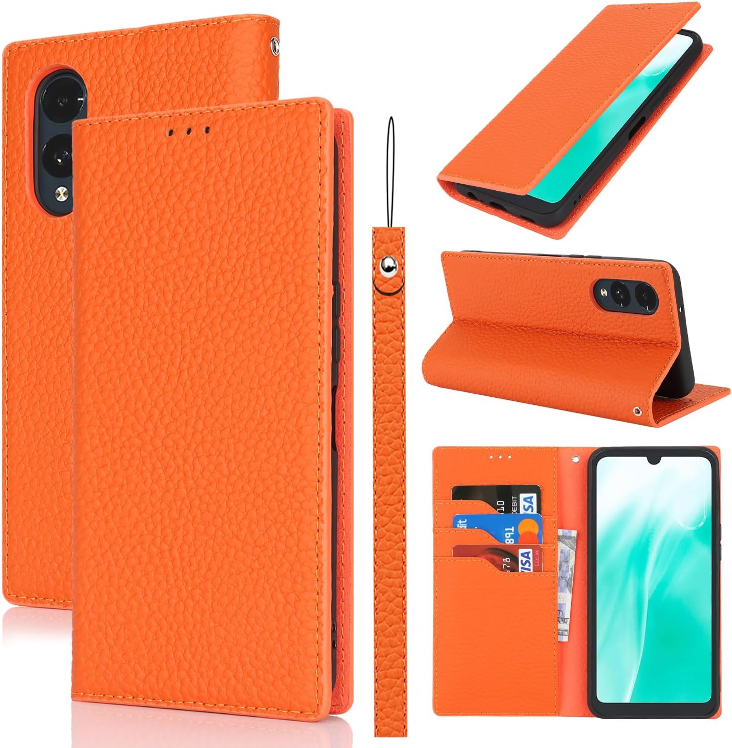 Amazon.co.jp: Eastwave arrows we2 ケース 本革 牛革 arrows we 2 fcg02 ケース 手帳型 ...