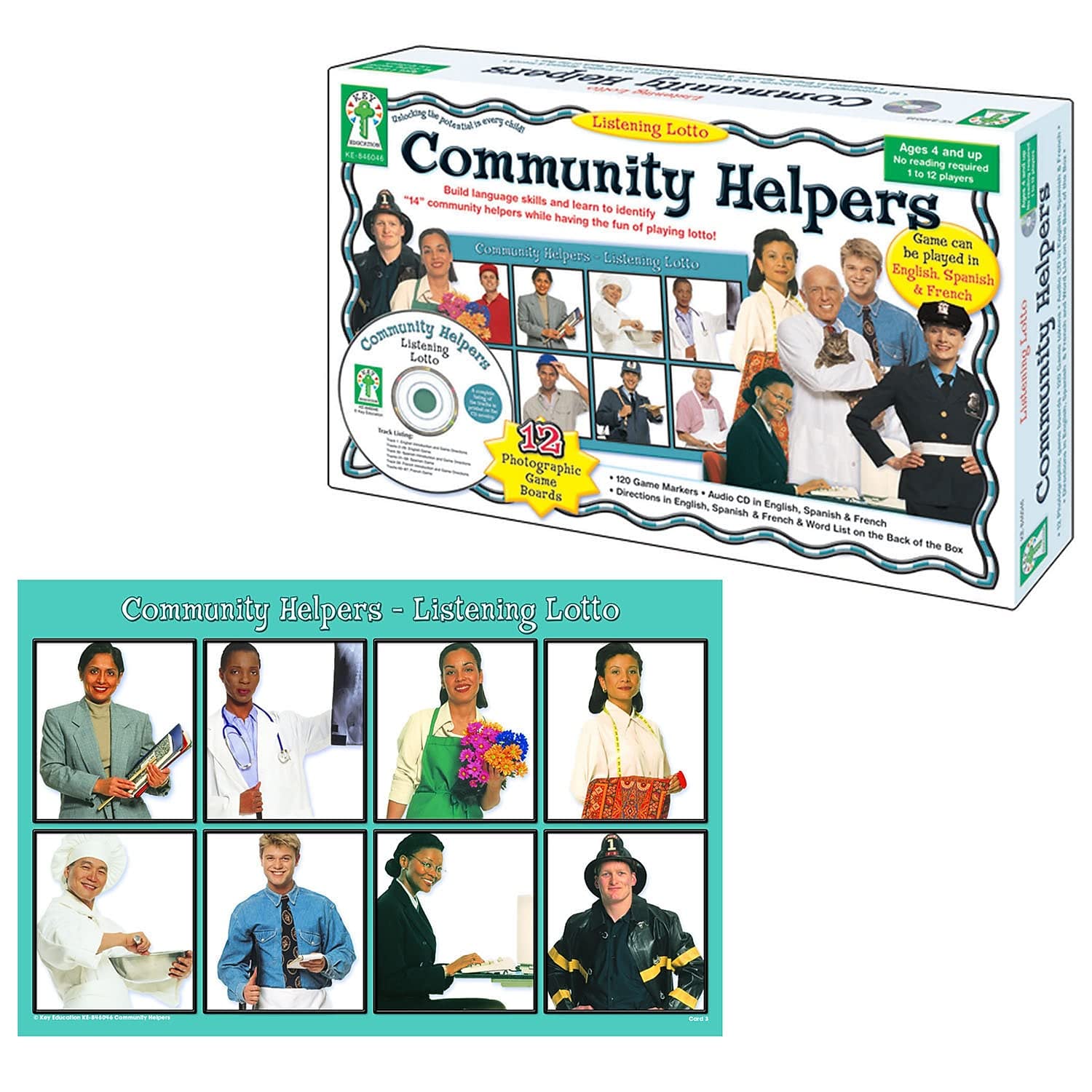 Snapklik.com : Key Education Listening Lotto: Community Helpers ...