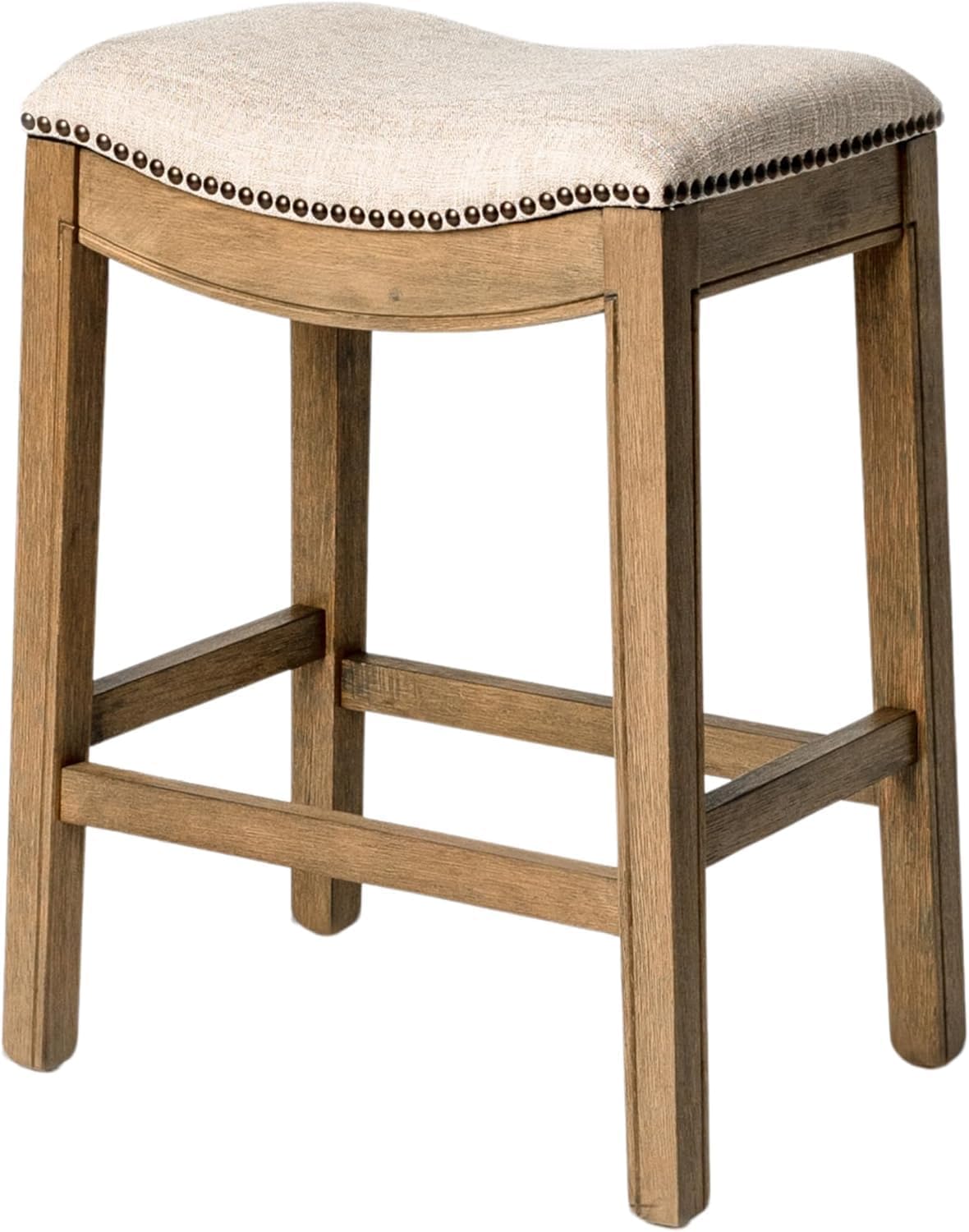Elm home and garden Solid Wooden Breakfast Kitchen Bar Stool Dark Oak ...