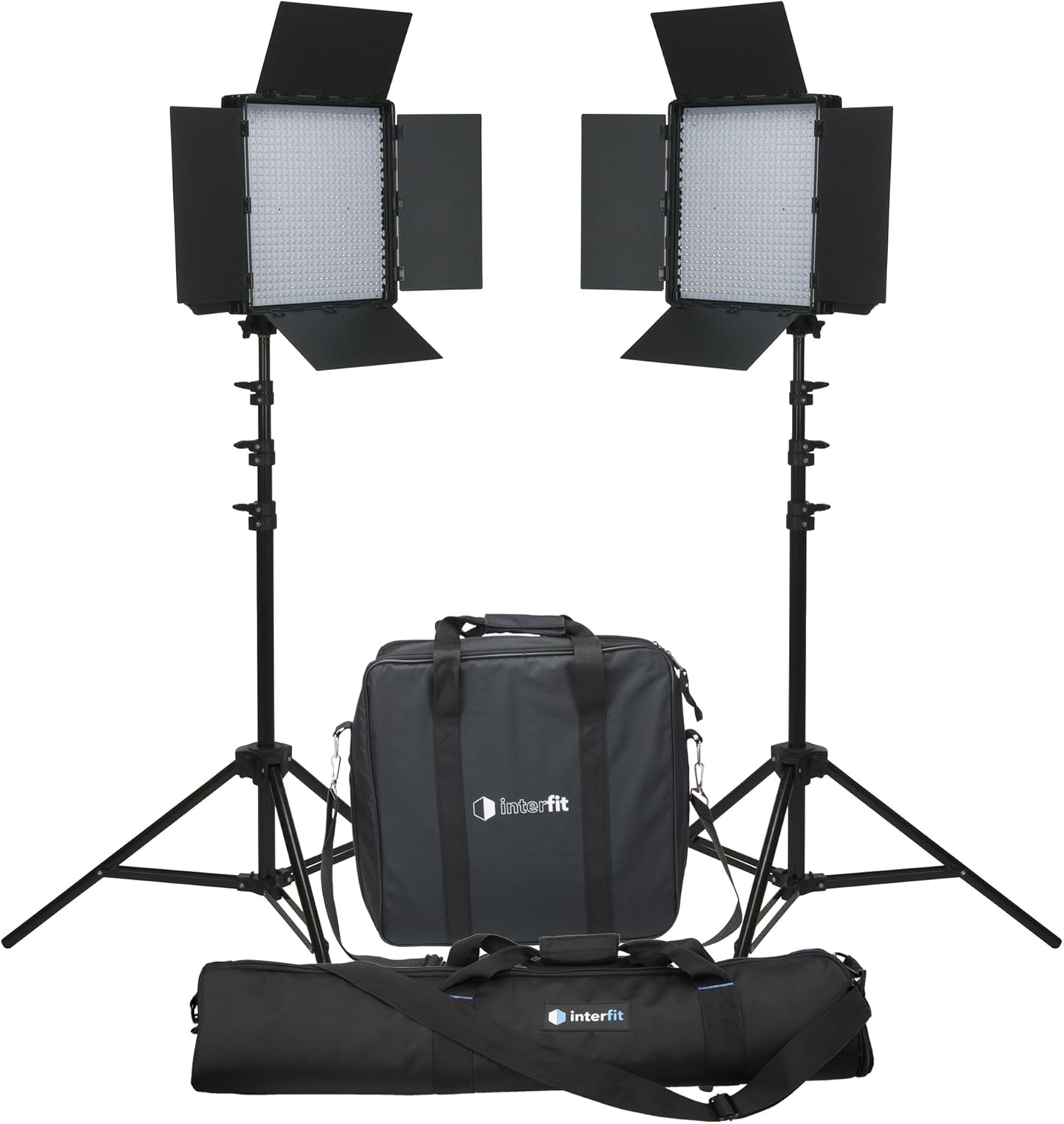 Interfit 2x 600 LED High-Power Bi-Colour Kit: Amazon.co.uk: Electronics ...