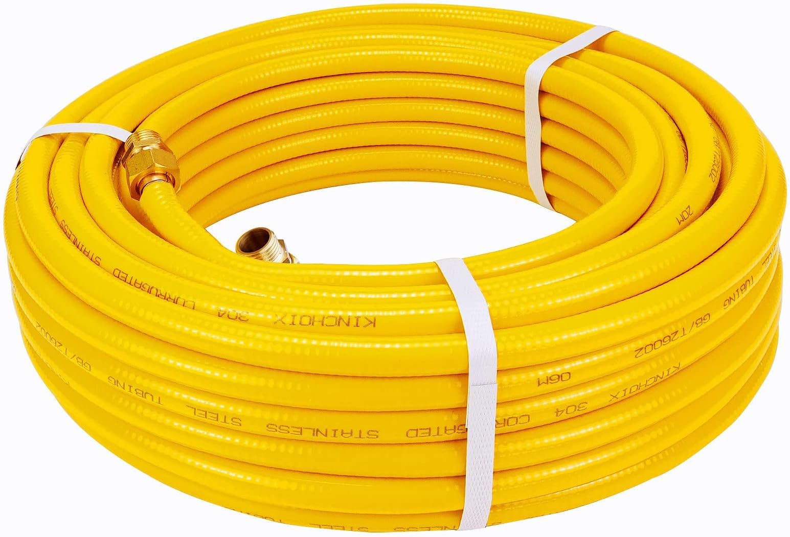 Amazon.com: Flexible gas line, Gas Flex 3/4" GAS Tubing Pipe KIT 66 Ft ...