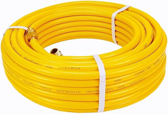 Amazon.com : Kinchoix 100ft Flex Gas Line 1/2'' Gas Pipe Kit CSST Gas ...
