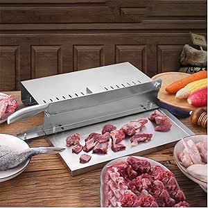 Amazon.com: Manual Meat Bone Cutter Rib Slicer Heavy Duty Chicken ...