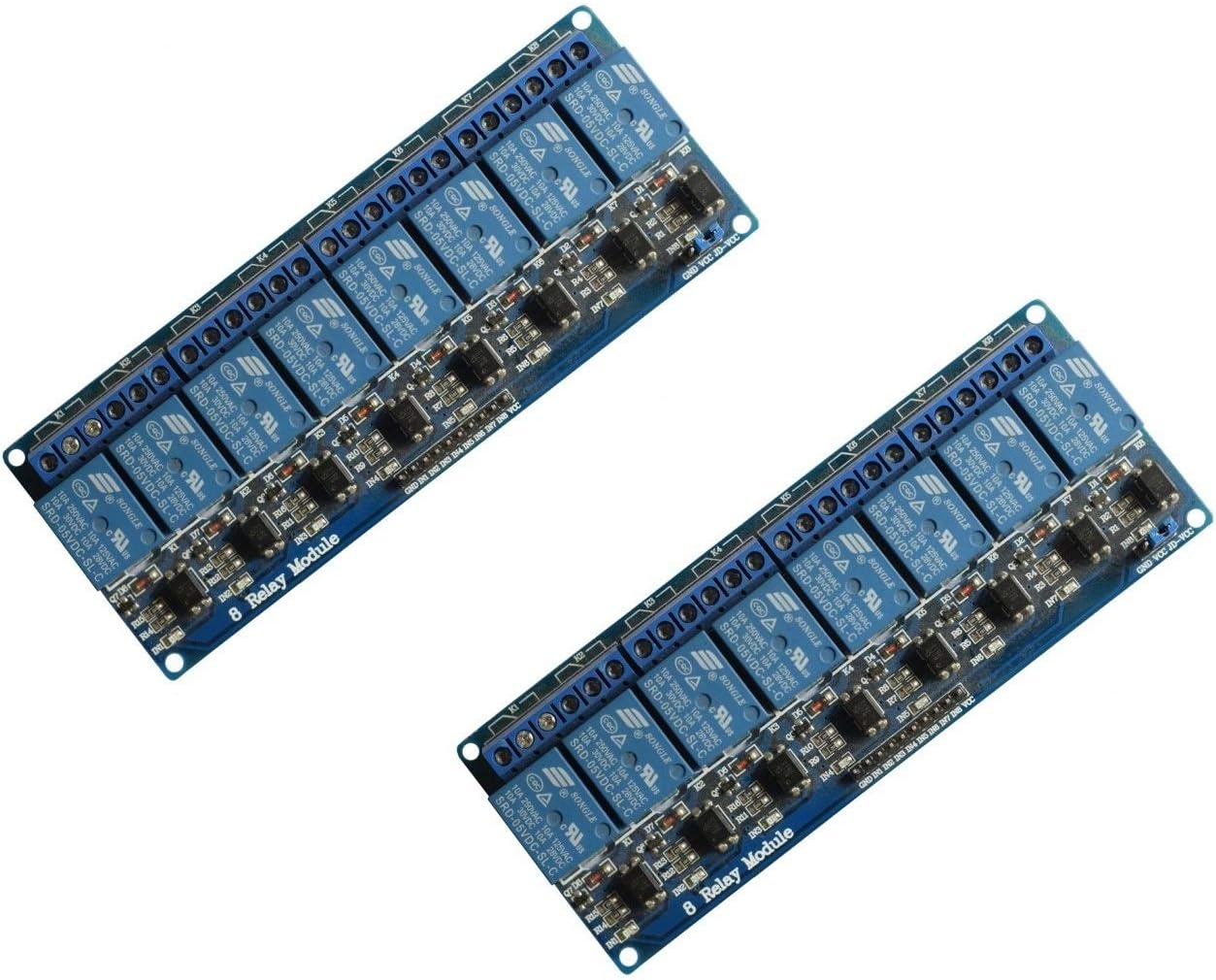 Robodo MO58 4 Channel 12V 10A Relay Control Board Module with Optocoupler for PIC AVR Arm ...