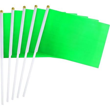 Amazon.com : WXTWK 12 Pack Solid Red Flag Small Mini Plain Red DIY ...