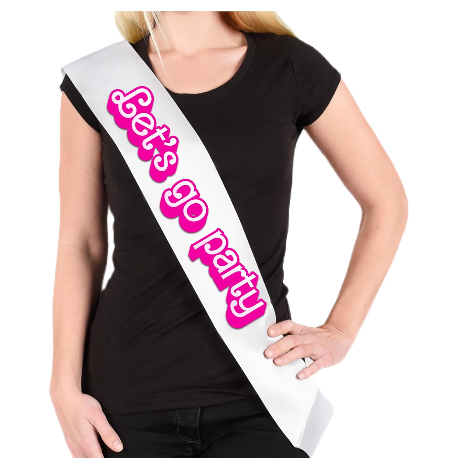 Amazon.com: Lets Go Party Sash Perfect for Celebrations and Events ...