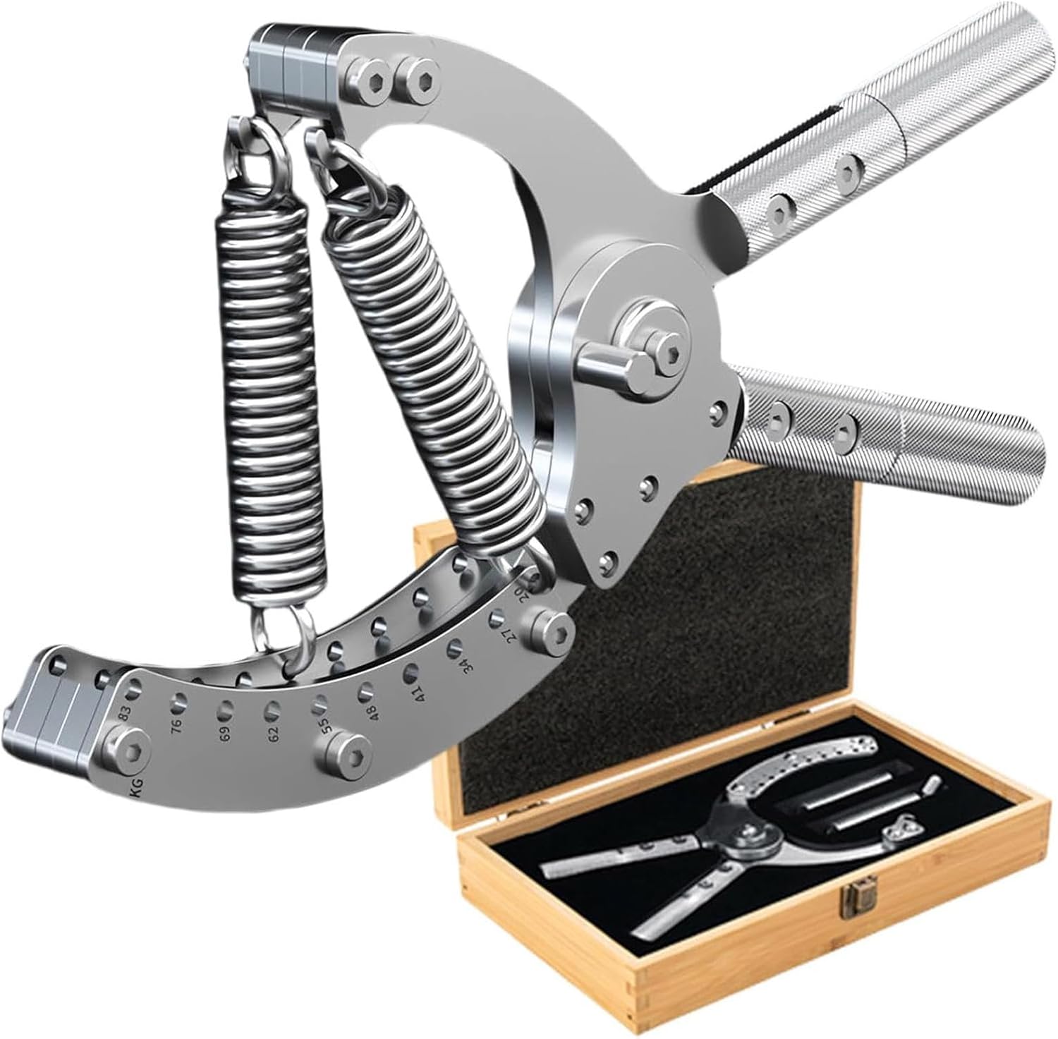 Amazon.com: HEAXIY Grip Strength Trainer, Stainless Steel Hand Grip ...