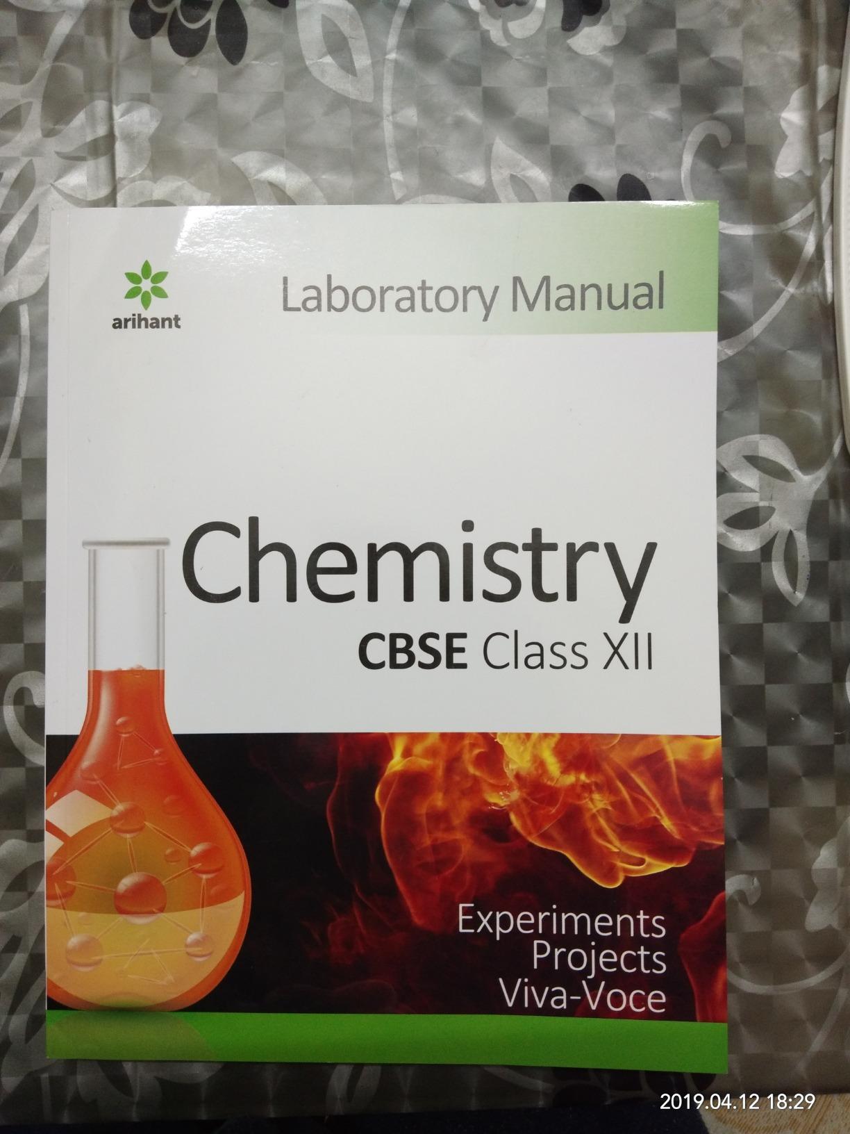 CBSE Laboratory Manual Chemistry Class XII Combo (Old Edition ...