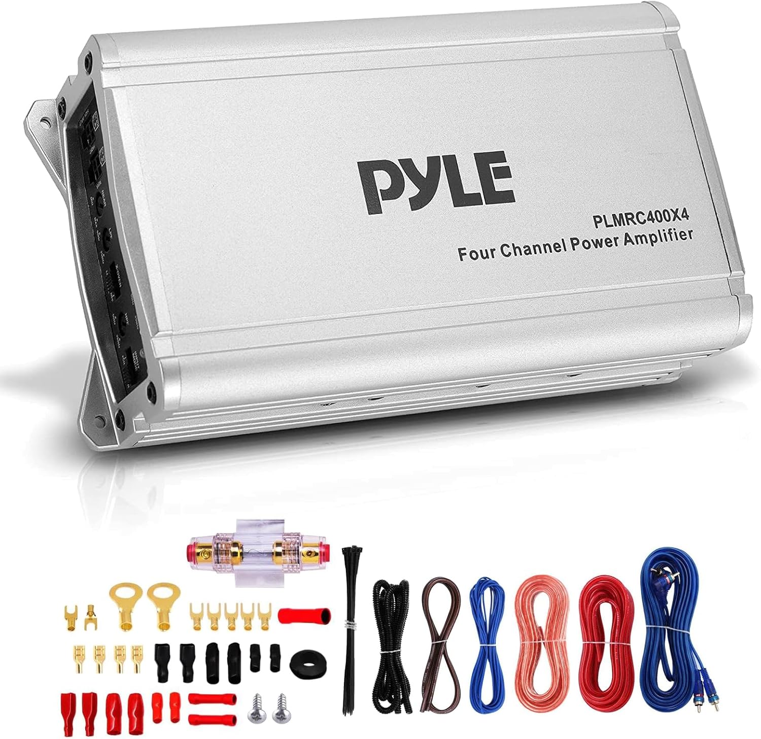 Amazon.com: Pyle PLMRC400X4 800 Watt Peak Power 4-Channel Weather ...
