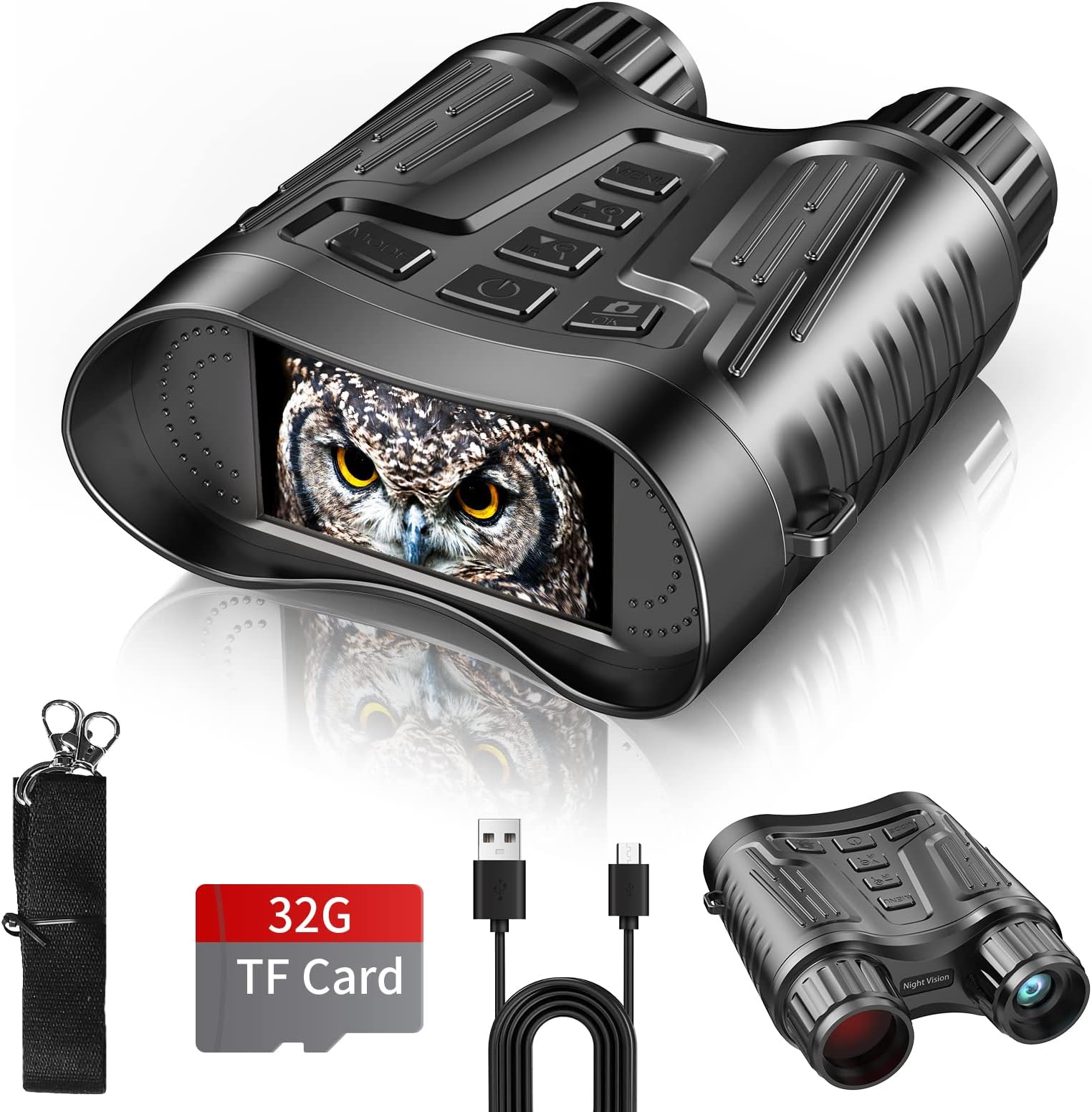 Amazon.com: XYTEC Night Vision Goggles, Head-Mounted Digital Infrared ...