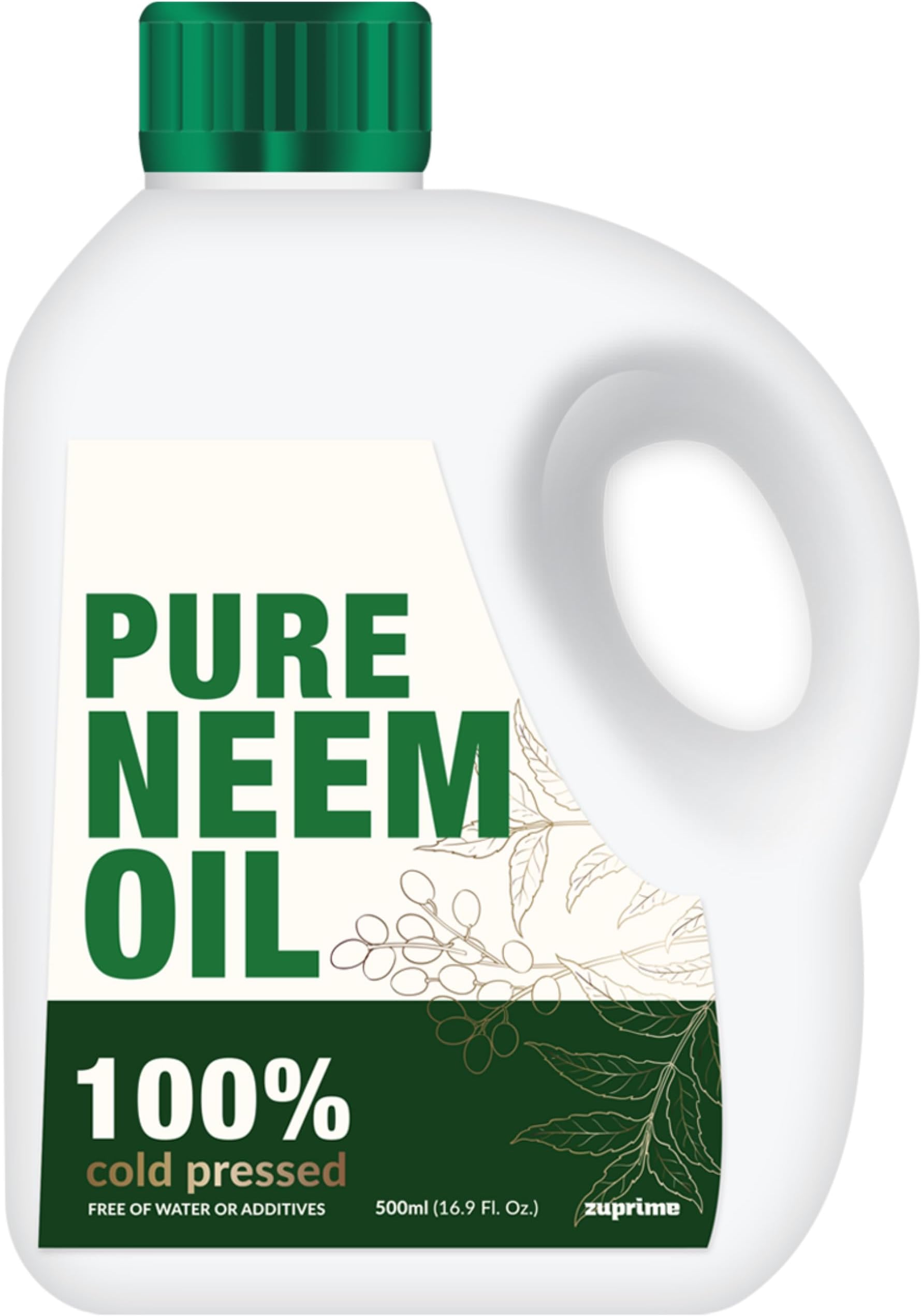 Amazon.com: Zuprime Pure Neem Oil for Plants - Organic Neem Oil Spray ...