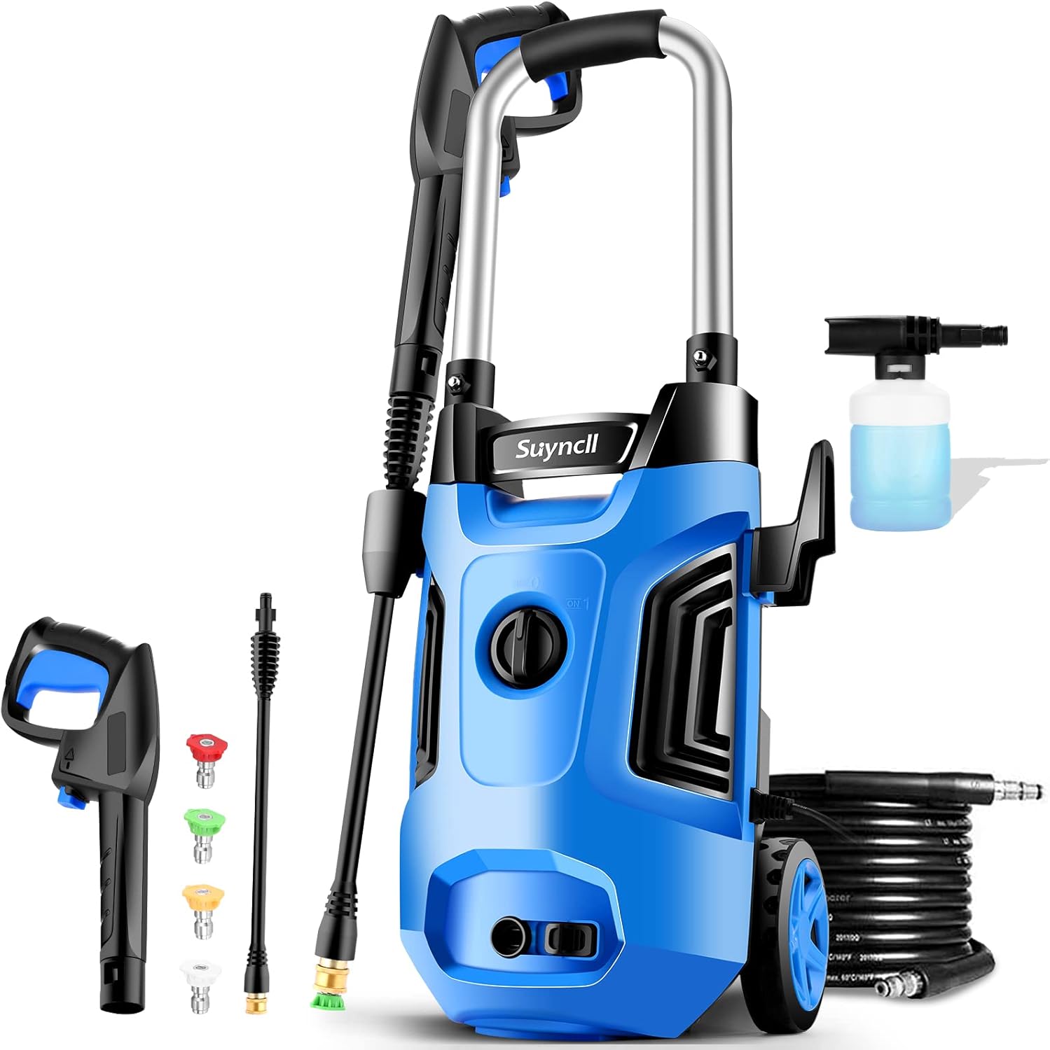 Amazon.com : Electric Pressure Washer, Suyncll 2.5 GPM Power Washer ...