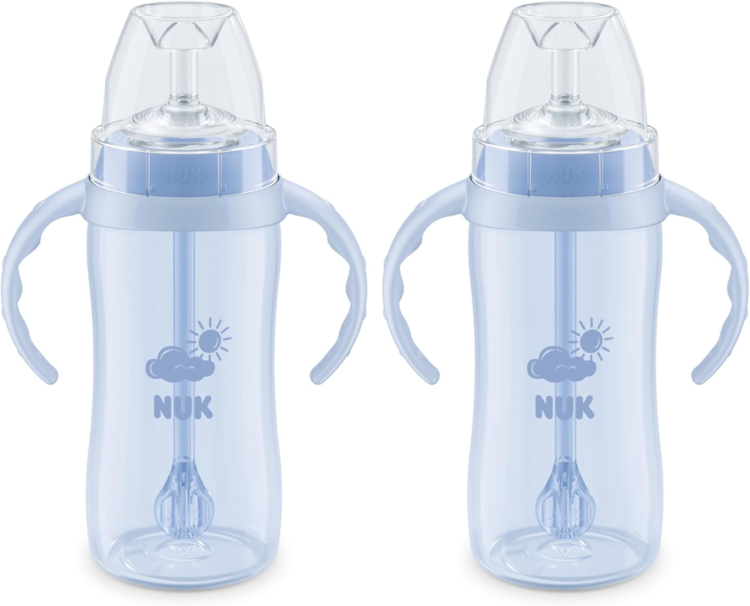 Amazon.com : NUK Learner Straw Cup, 10 oz - Toddler Cup with Soft Straw ...