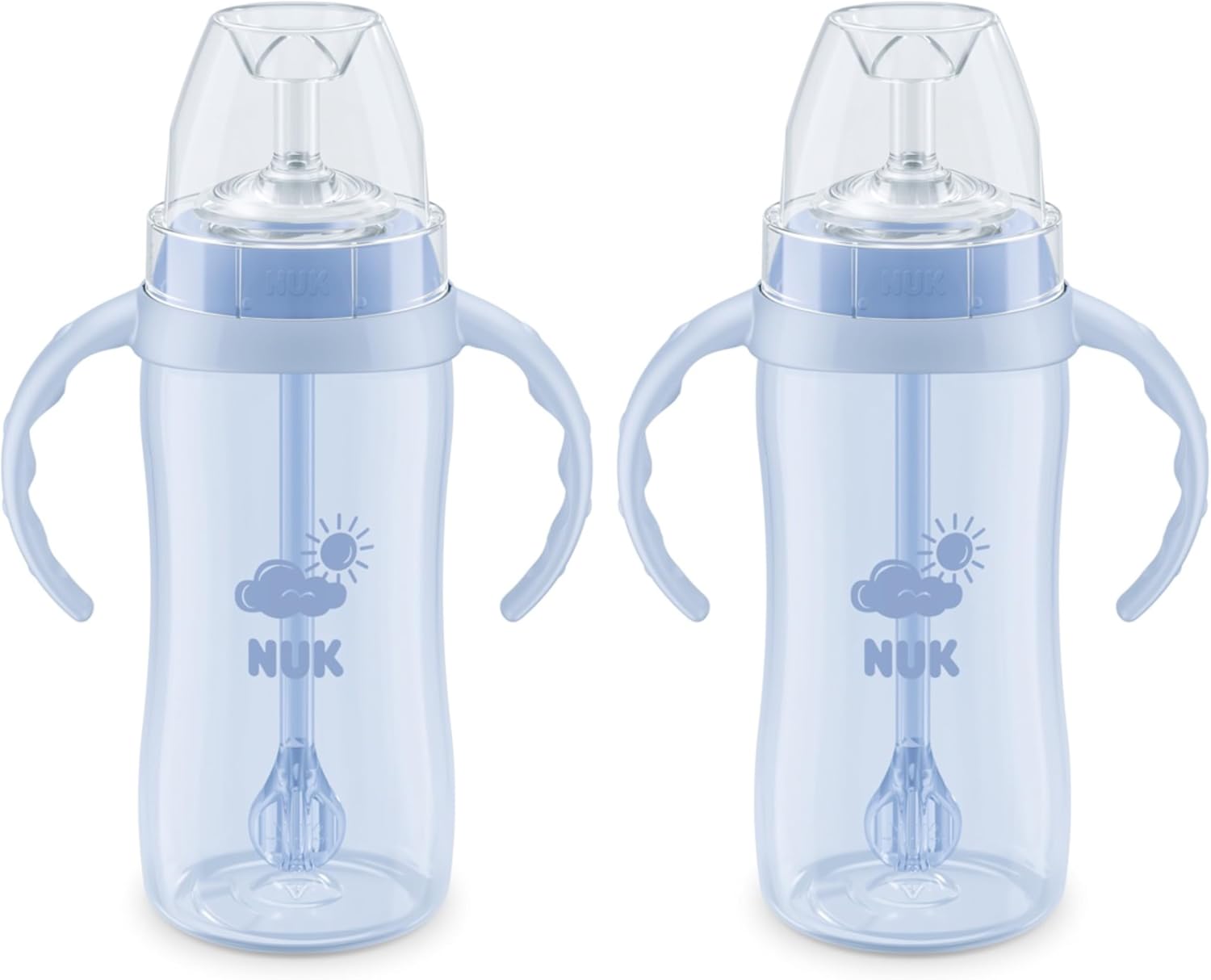 Amazon.com: NUK Learner Straw Cup, 10 oz - Toddler Cup with Soft Straw ...