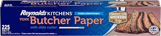 Amazon.com: Reynolds Kitchens Butcher Paper for Smoking Meat with Slide ...