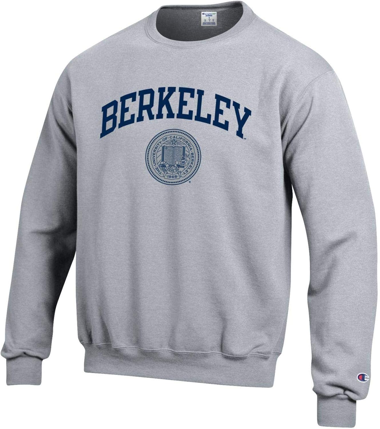 Champion Purchase U.C. Berkeley Arch Seal Crew-Neck Sweatshirt-Gray