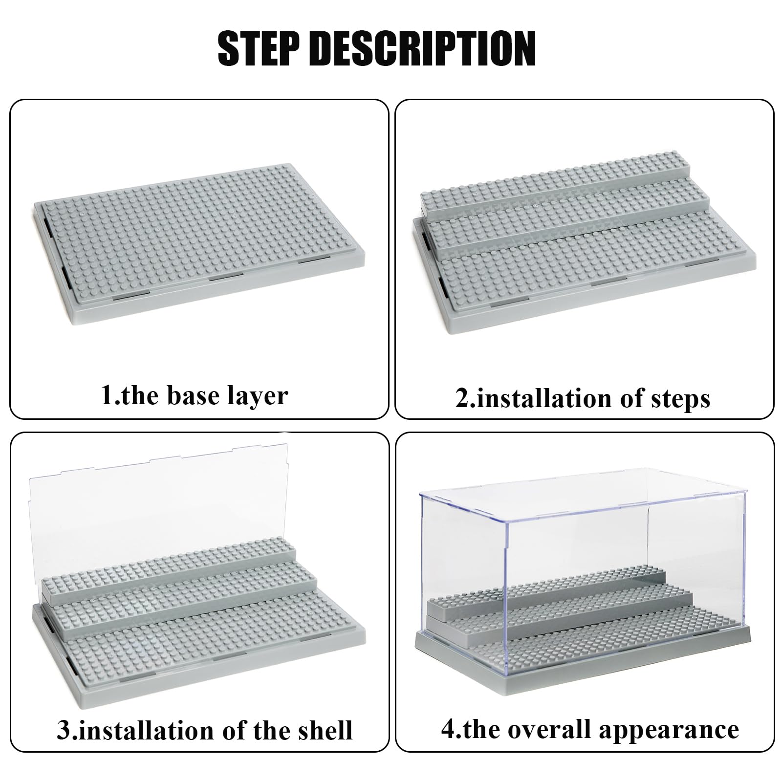 Snapklik.com : WMM Minifigure Display Case For Action Figures Blocks ...