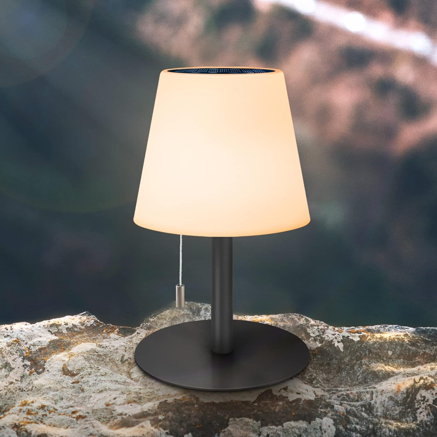 GGNOO Solar LED Tischlampe Outdoor 2700k-6000k Dimmbar Tischleuchte ...